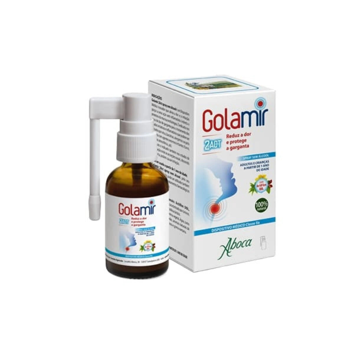 Golamir Spray S/ Álcool 30ml - Alívio Dor de Garganta